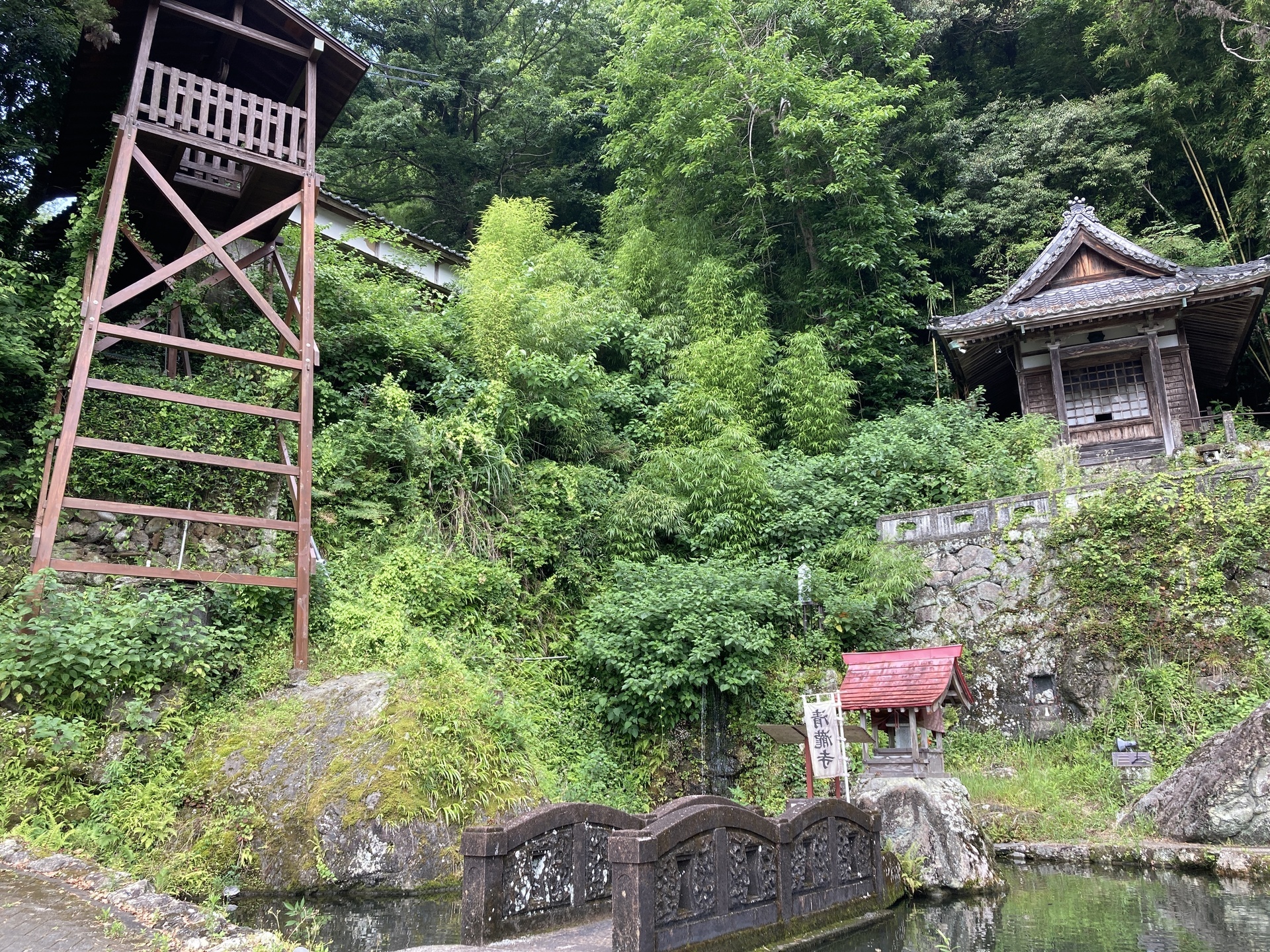 二俣 青龍寺: 妹子の川のねきで2